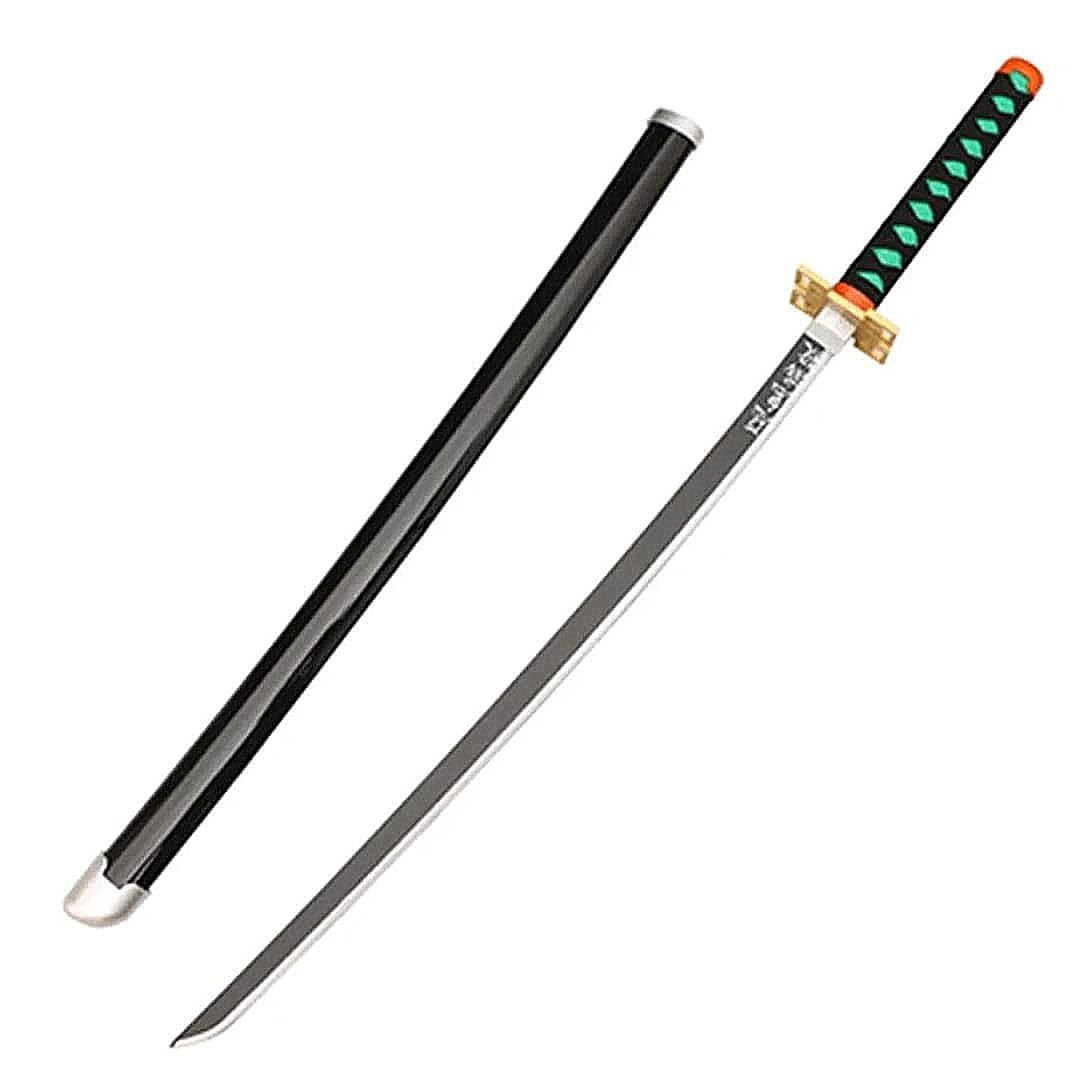 Kenma Demon Slayer Muichiro Tokito Katana For Cosplay Lifesized Wooden ...