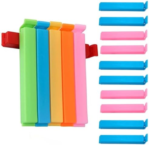 25 Pcs Food Bag Clips,Sealing Packets, Sealing Clip Multicolor, for ...