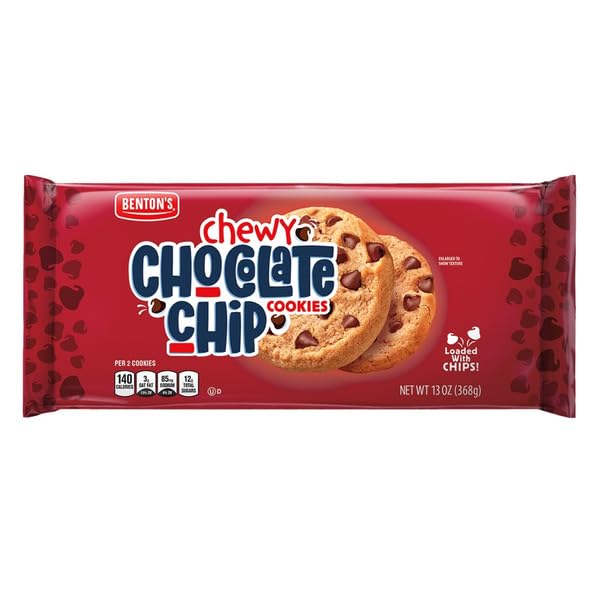 Amazon.com: Benton's Chewy Chocolate Chip Cookies - 13 oz (369g ...