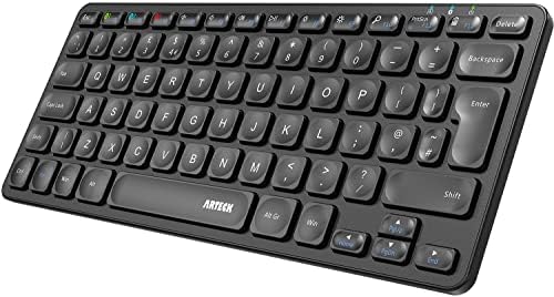 Arteck HB305-2 Universal Multi-Device Bluetooth Keyboard Ultra Compact ...