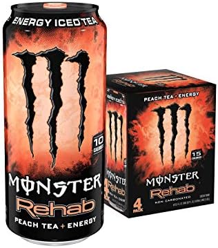 Amazon.com: Monster Energy Rehab Green Tea + Energy, Energy Iced Tea ...