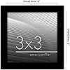 Amazon.com - Americanflat 3x3 Picture Frame with Polished Crystal-Clear ...