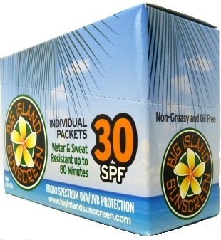 Amazon.com: Big Island Sunscreen box of 50 single use packets : Beauty ...