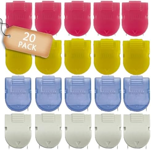 Amazon.com : YYFHCK Cubicle Clips-20 Pack,Assorted Colors Cubicle Clips ...