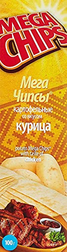 Mega Chips Natural Potato Chips With Chicken Flavor 100 Gm | Desertcart ...