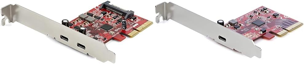 Amazon.com: StarTech.com 2-Port USB 3.2 Gen 2x1 (10Gbps) PCIe Card ...