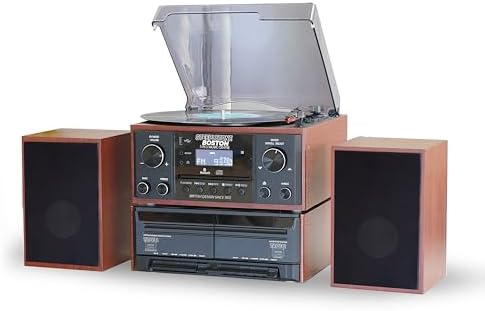 Steepletone BRITANNIA Music Stack System, CD RECORDING, 9-in-1 Modular ...