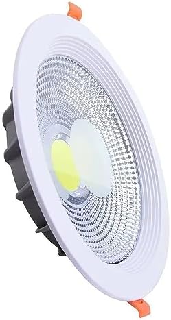 Led cob Downlight 30W 8Inch White Color 6500K Ceiling Light 180-240V ...