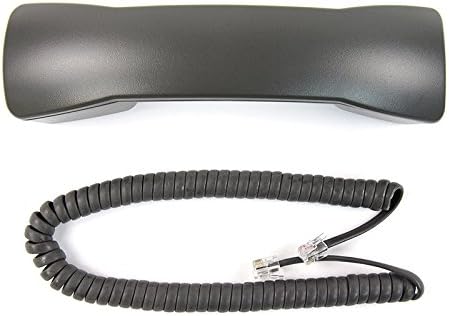 Amazon.com : The VoIP Lounge Gray Handset Receiver with Curly Cord for ...