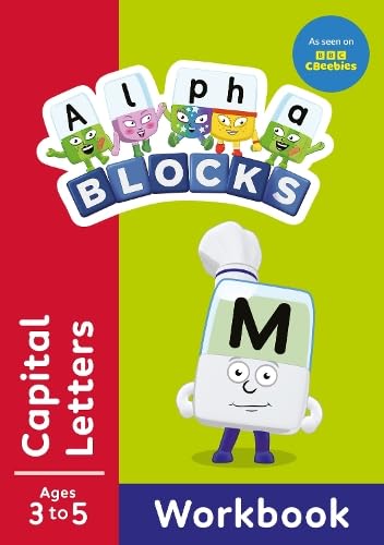 Alphablocks Red Level Workbook: Capital Letters Educational Activities ...