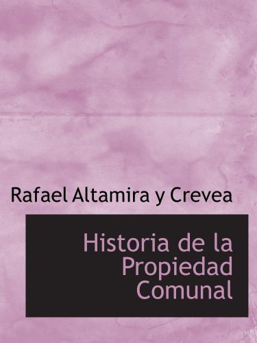Historia de la Propiedad Comunal | Amazon.com.br
