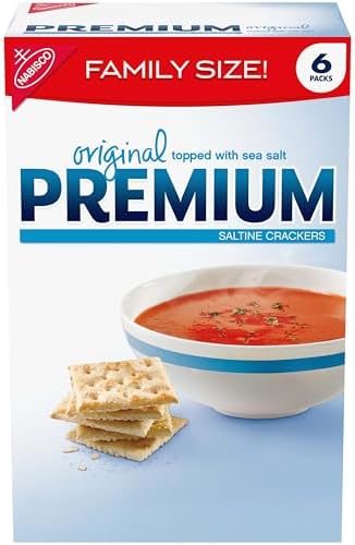 Amazon.com : Premium Original Saltine Crackers, Lunch Snacks, Family ...