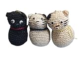 ・ブランド:ノーブランド品・製造元:ノーブランド品・モデル:NON・製造元/メーカー部品番号:NON・あみぐるみ ねこちゃんキーホルダーセット