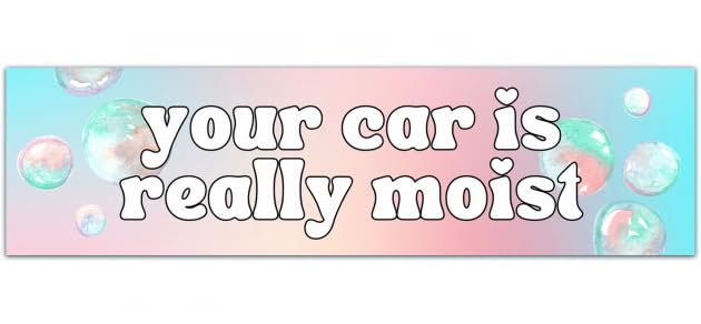 Amazon.com: Moist Original Bumper Sticker [01330] : Automotive