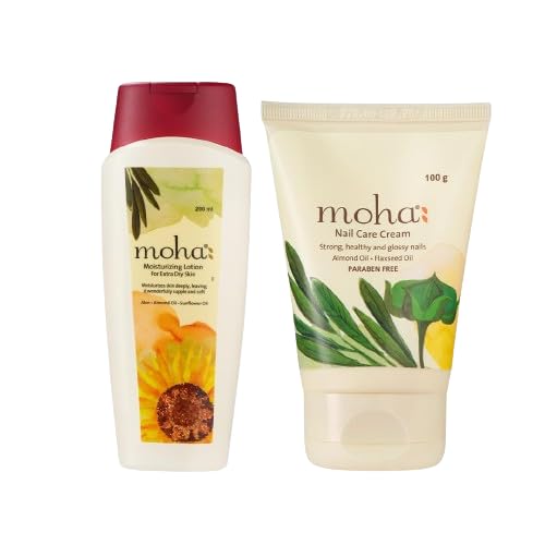 Buy Moha Moisture Lotion 200 ml & Nail Cream 100Gm | 48H Moisturization ...