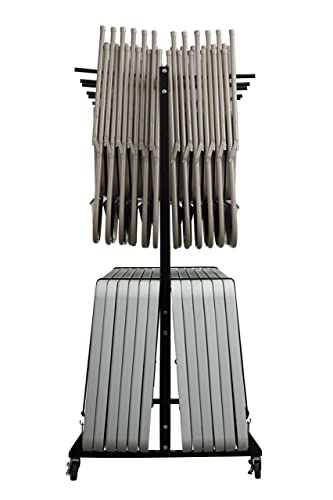 Snapklik.com : AdirOffice Combo Cart For Chairs & Tables - Foldable ...