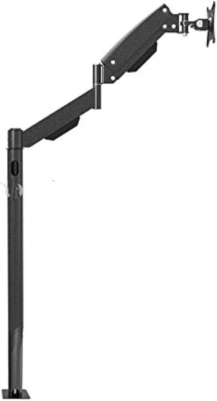 Amazon.com: Premium Gas Spring Single Monitor Floor Stand - Adjustable ...