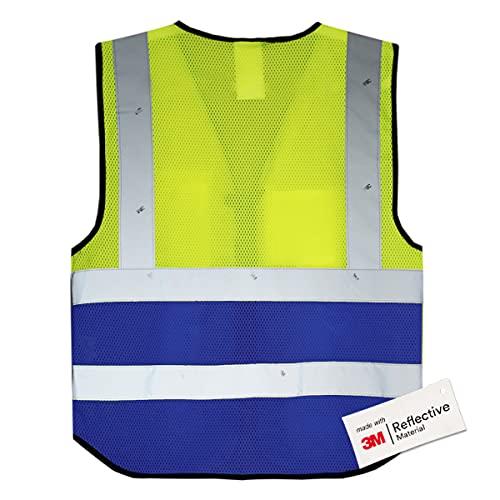 Snapklik.com : Salzmann 3M Multi-Pocket Safety Vest - Reflective High ...