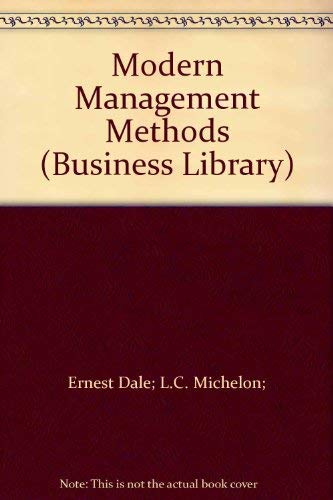 Buy Modern Management Methods Book Online at Low Prices in India ...