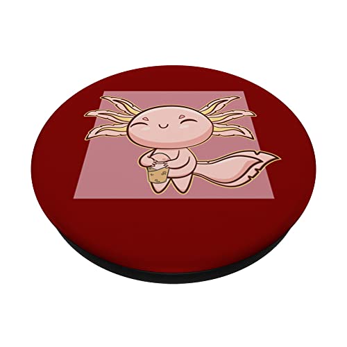 Bubble Tea Firefly Axolotl Pet Boba Kawaii Pastel Anime PopSockets ...