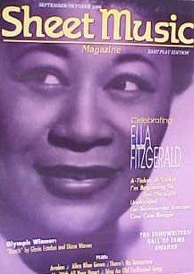 Sheet Music Magazine September October 1996, Ella Fitzgerald: Ed ...