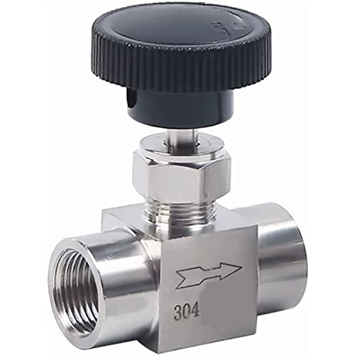 1/8 1/4 3/8 1/2 Inch NPT Valves 304 Stainless Steel NPT Female Needle ...