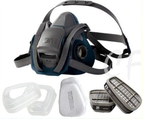 3M NIOSH Approved Particulate Filter Sytem For 6502QL Half FacePiece ...