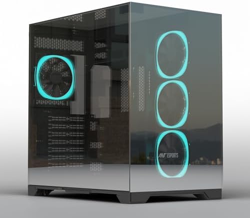Amazon.in: Buy Ant Esports Crystal X3 LCD Mid-Tower ATX Computer Case ...