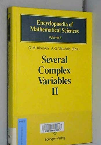 Buy Several Complex Variables II: Function Theory in Classical Domains ...