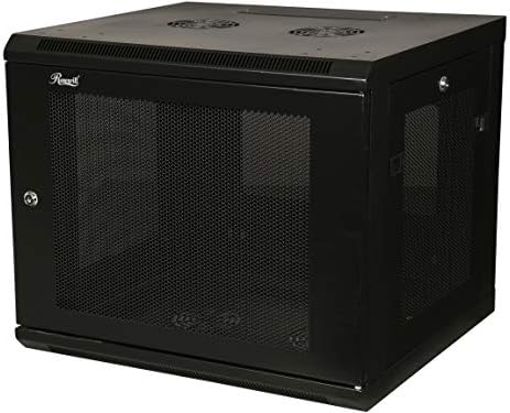 Amazon.com: Rosewill 9U 19" Wall Mount Rack Cabinet Enclosure, with 3 ...