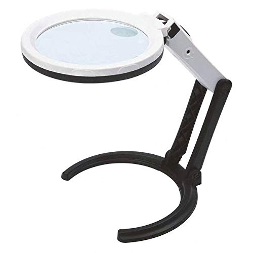 INSIZE 7512-1 THREE WAYS MAGNIFIER WITH ILLUMINATION, Magnification 2X ...