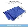 Amazon.com: A&A Wiping Cloth- Recycled Blue Surgical/Huck Towel Rags ...
