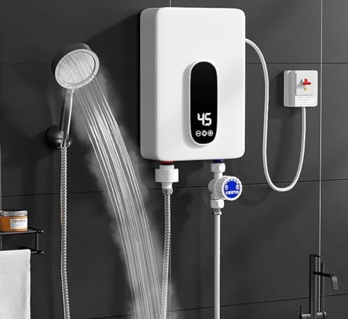 Instant Water Heater Portable Electric Heaters for Bathroom Hot Water ...