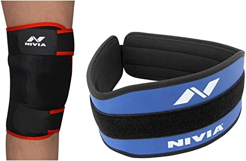 Buy Nivia Eva Gym Belt GB-975 Medium (Blue and Black) & Nivia ...