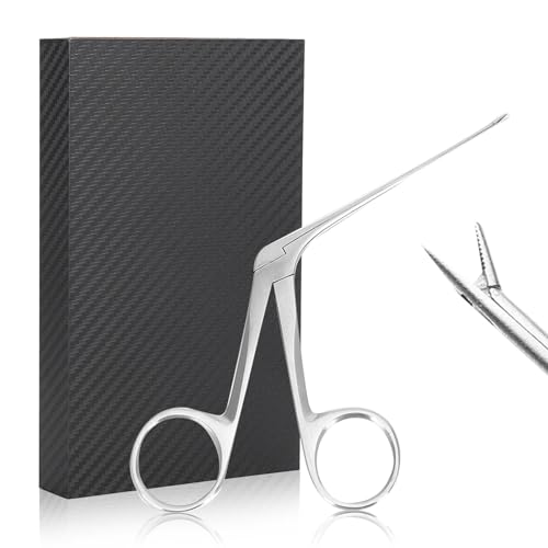 Ear Forceps, 3inch Stainless Steel Alligator Forceps Ear Picking Pliers ...