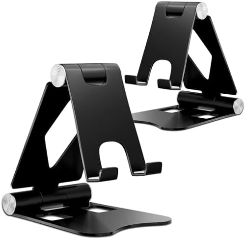 Zivacate Handy Ständer 2 Stück, [Verstellbar & Faltbar] Handyhalterung ...