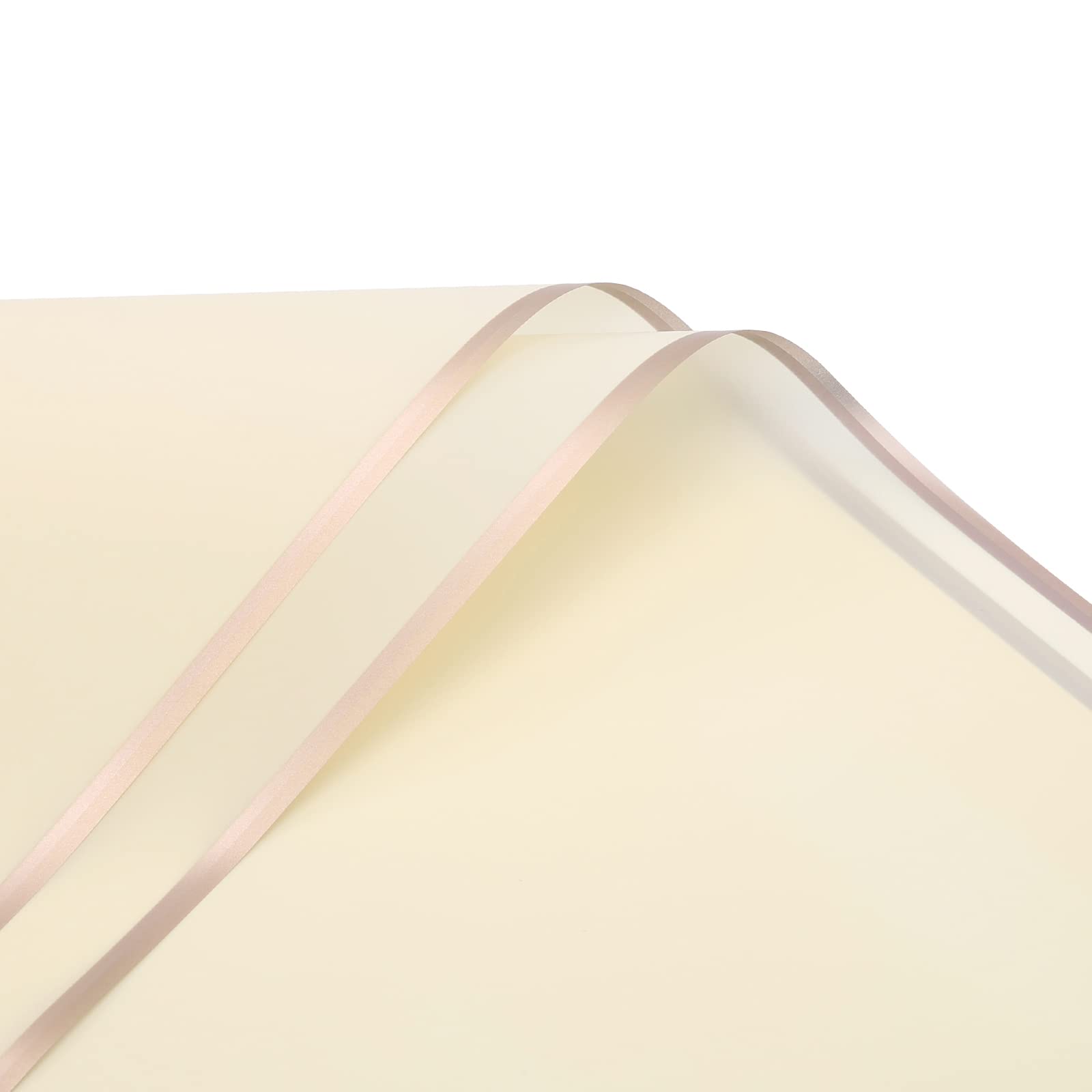 Frosted paper Semi-transparent Gold wrapping paper Plastic waterproof wrapping paper Flower ...