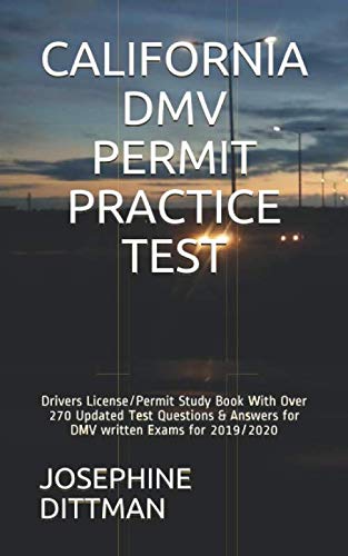 CALIFORNIA DMV PERMIT PRACTICE TEST: Drivers License/Permit Study Book ...