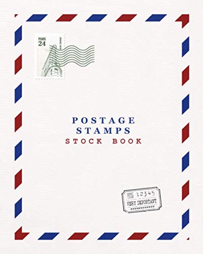Postage Stamps Stock Book: Stamp album for collectors, kids and adults ...