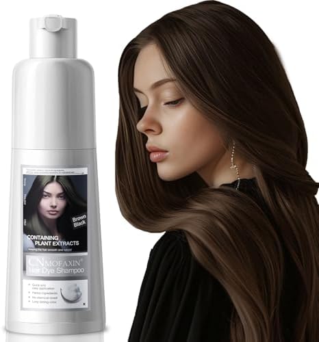 Amazon.com : CNMOFAXIN Black Hair Dye Shampoo 3 in 1 For Men and Women ...
