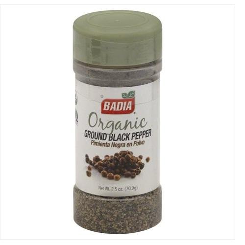Amazon.com : Spice, 95% organic, Blk Pepper, Grnd, 2.5 oz (pack of 12 ...