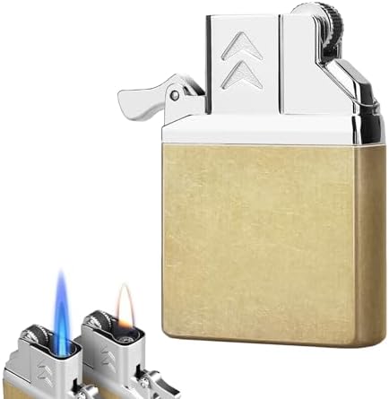 Amazon.com: YUSUD Butane Lighter Insert, Butane Refillable Lighters ...