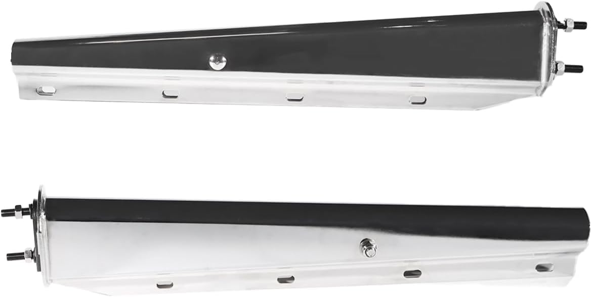 Amazon.com: 30" Heavy Duty Spring Loaded Chrome Mud Flap Hangers for ...