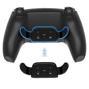 Amazon.com: CHARM FOCUS Programmable Back Paddles for PS5 Controller, RISE2 Remap Kit for PS5 ...