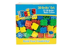 Strictly Briks Building Briks & Blocks Creative Play Sets (04 - 3D 72 ...