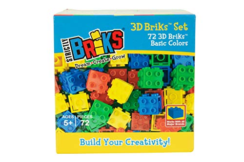 Strictly Briks Building Briks & Blocks Creative Play Sets (04 - 3D 72 ...