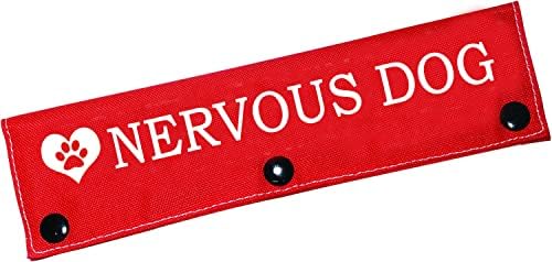 Amazon.com : Advivio Service Dog Funny Red Dog Leash Sleeve, Wrap Alert ...