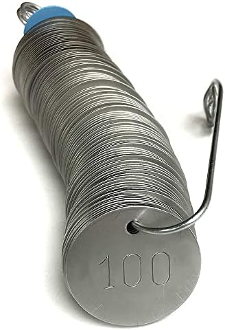 Amazon.com : Hicarer 100 Pcs Metal Tags 1 Inch Numbered Key Tree ...