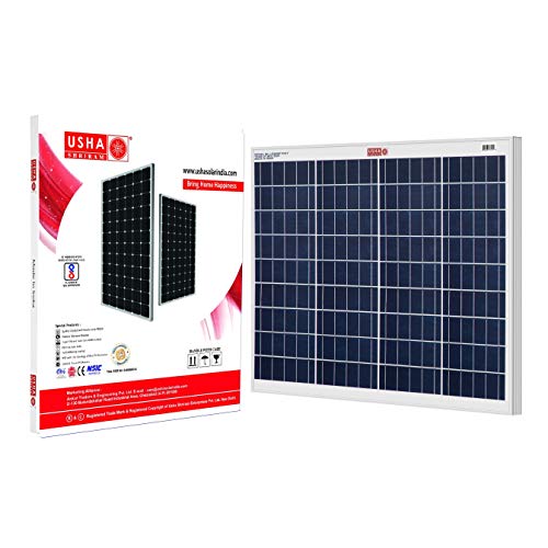 Usha Shriram Solar Panel 50 Watt-12 Volt Poly Crystalline Panel ...