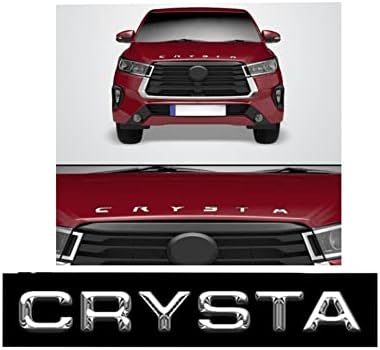 AutoDecals Innova Crysta Car 3D Letters Self Adhesive (3D Logo Name ...